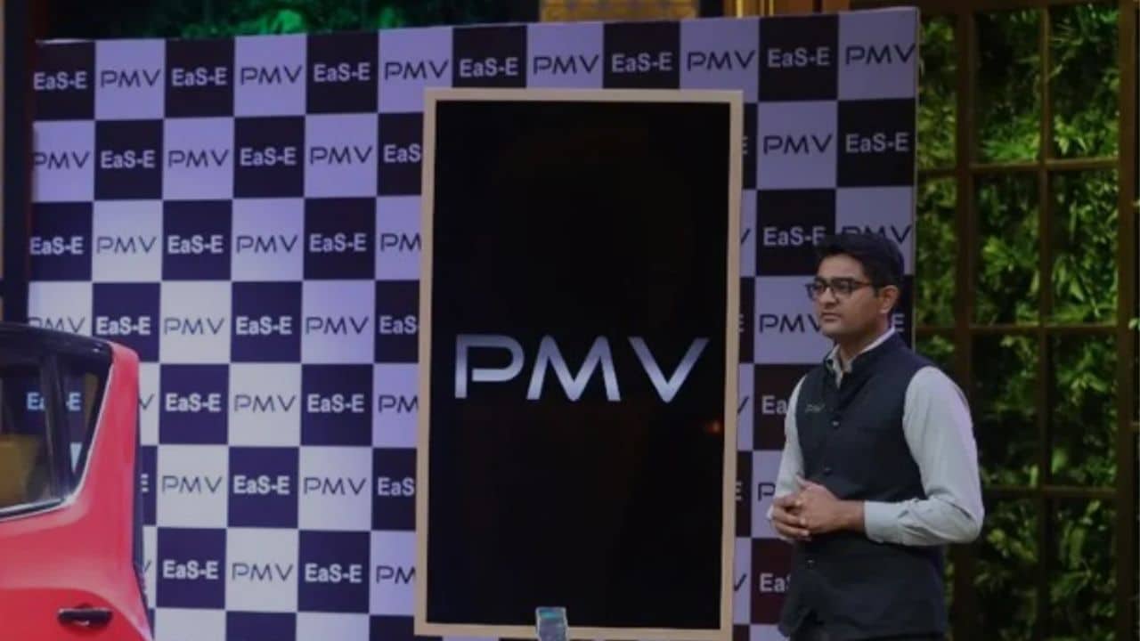 PMV Electric Car On Shark Tank India Founder, Price, Specifications ...