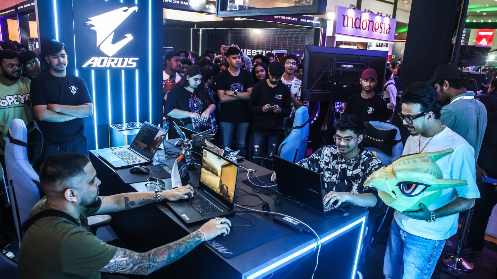 GIGABYTE Dominates India Gaming Show 2024: Sid, Regaltos, Thug Add Star ...